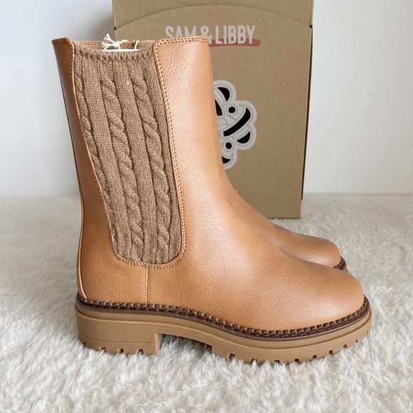 Sam & Libby | Shoes | Samlibby Womens Scarlett Combat Boot Side Zip ...